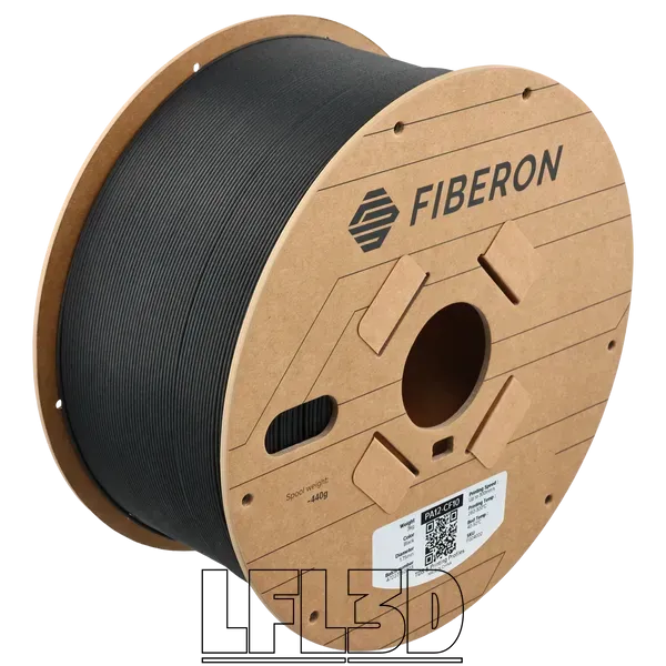 Купити Fiberon™ PA12-CF10 Black, 3 кг — чорний філамент, високоякісна ...